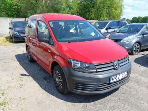 Sarkans Volkswagen Caddy 2018 Marijampole, ar dzinēja tilpumu 1.97 L un nobraukumu 498 tūkst. km par 6750 €, foto 3 vietnē AUTOMOTO.COM.LV