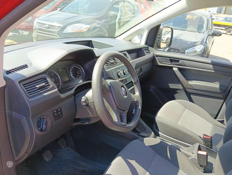 Sarkans Volkswagen Caddy 2018 Marijampole, ar dzinēja tilpumu 1.97 L un nobraukumu 498 tūkst. km par 6750 €, foto 14 vietnē AUTOMOTO.COM.LV