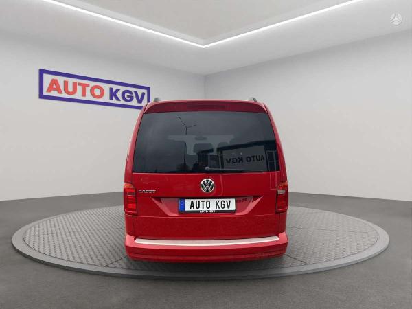 Sarkans Volkswagen Caddy 2018 Kauņa, ar dzinēja tilpumu 2.00 L un nobraukumu 246 tūkst. km par 13999 €, foto 4 vietnē AUTOMOTO.COM.LV