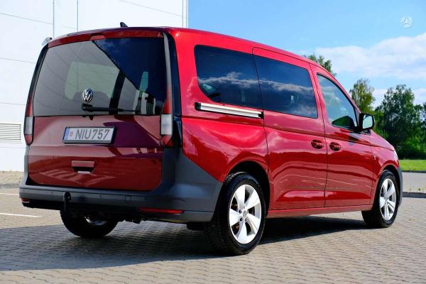 Sarkans Volkswagen Caddy 2021 Kauņa, ar dzinēja tilpumu 2.00 L un nobraukumu 219 tūkst. km par 16650 €, foto 4 vietnē AUTOMOTO.COM.LV