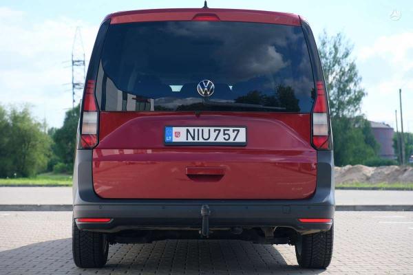 Sarkans Volkswagen Caddy 2021 Kauņa, ar dzinēja tilpumu 2.00 L un nobraukumu 219 tūkst. km par 16650 €, foto 5 vietnē AUTOMOTO.COM.LV