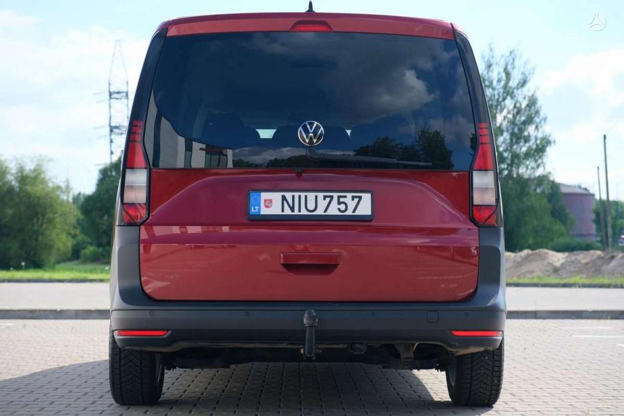 Sarkans Volkswagen Caddy 2021 Kauņa, ar dzinēja tilpumu 2.00 L un nobraukumu 219 tūkst. km par 16650 €, foto 6 vietnē AUTOMOTO.COM.LV