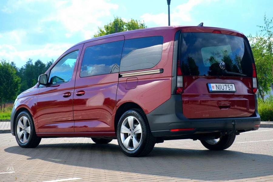 Sarkans Volkswagen Caddy 2021 Kauņa, ar dzinēja tilpumu 2.00 L un nobraukumu 219 tūkst. km par 16650 €, foto 7 vietnē AUTOMOTO.COM.LV