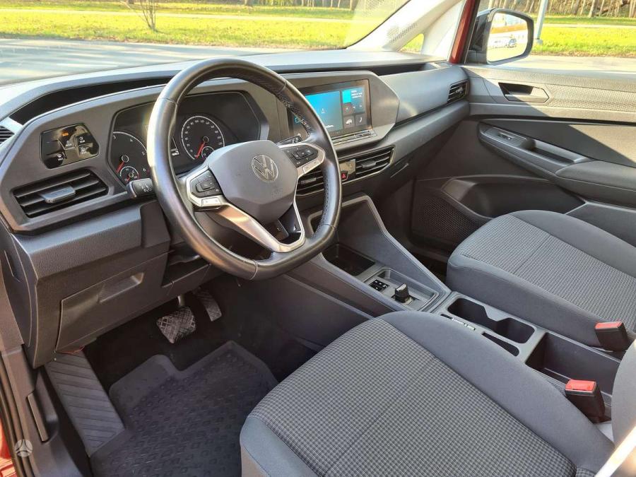 Sarkans Volkswagen Caddy 2021 Kauņa, ar dzinēja tilpumu 2.00 L un nobraukumu 219 tūkst. km par 16650 €, foto 18 vietnē AUTOMOTO.COM.LV