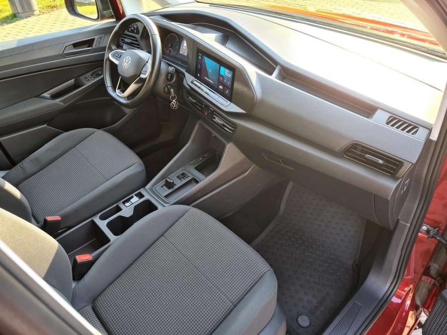 Sarkans Volkswagen Caddy 2021 Kauņa, ar dzinēja tilpumu 2.00 L un nobraukumu 219 tūkst. km par 16650 €, foto 24 vietnē AUTOMOTO.COM.LV