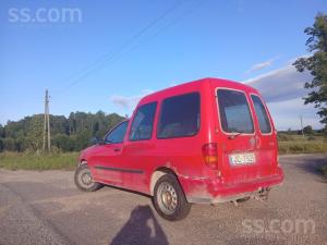Red Volkswagen Caddy 2002 in Limbazi, with an engine capacity of 1.90 L and mileage of 64 thousand km for 1250 €, photo 5 on AUTOMOTO.COM.LV