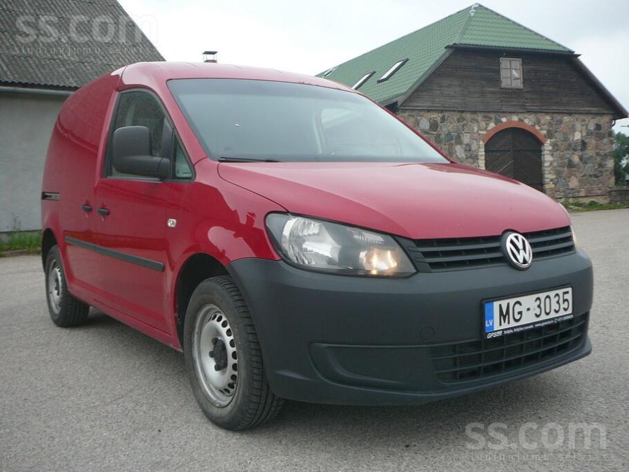 Red Volkswagen Caddy 2013 in Cesis, with an engine capacity of 1.60 L and mileage of 0 thousand km for 2450 €, photo 1 on AUTOMOTO.COM.LV
