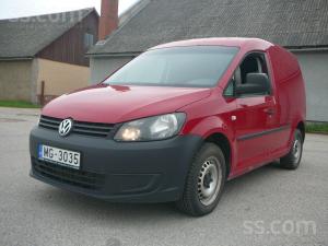 Red Volkswagen Caddy 2013 in Cesis, with an engine capacity of 1.60 L and mileage of 0 thousand km for 2450 €, photo 3 on AUTOMOTO.COM.LV