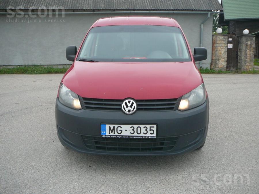 Red Volkswagen Caddy 2013 in Cesis, with an engine capacity of 1.60 L and mileage of 0 thousand km for 2450 €, photo 6 on AUTOMOTO.COM.LV