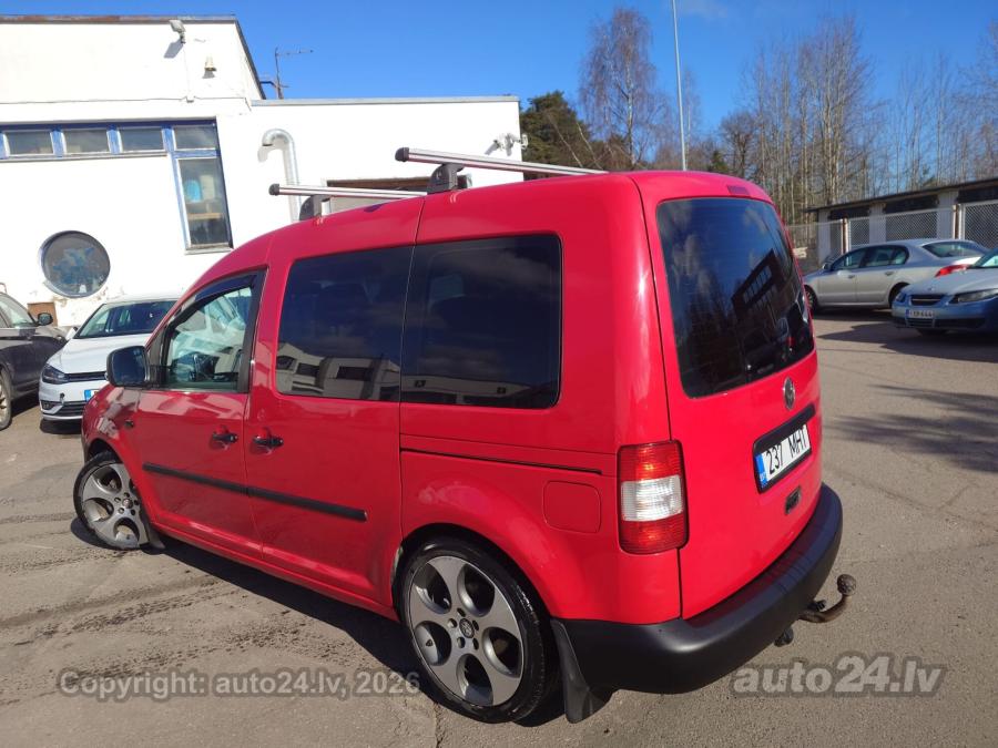 Sarkans Volkswagen Caddy 2006 Tallina, ar dzinēja tilpumu 1.90 L un nobraukumu 470 tūkst. km par 2999 €, foto 6 vietnē AUTOMOTO.COM.LV