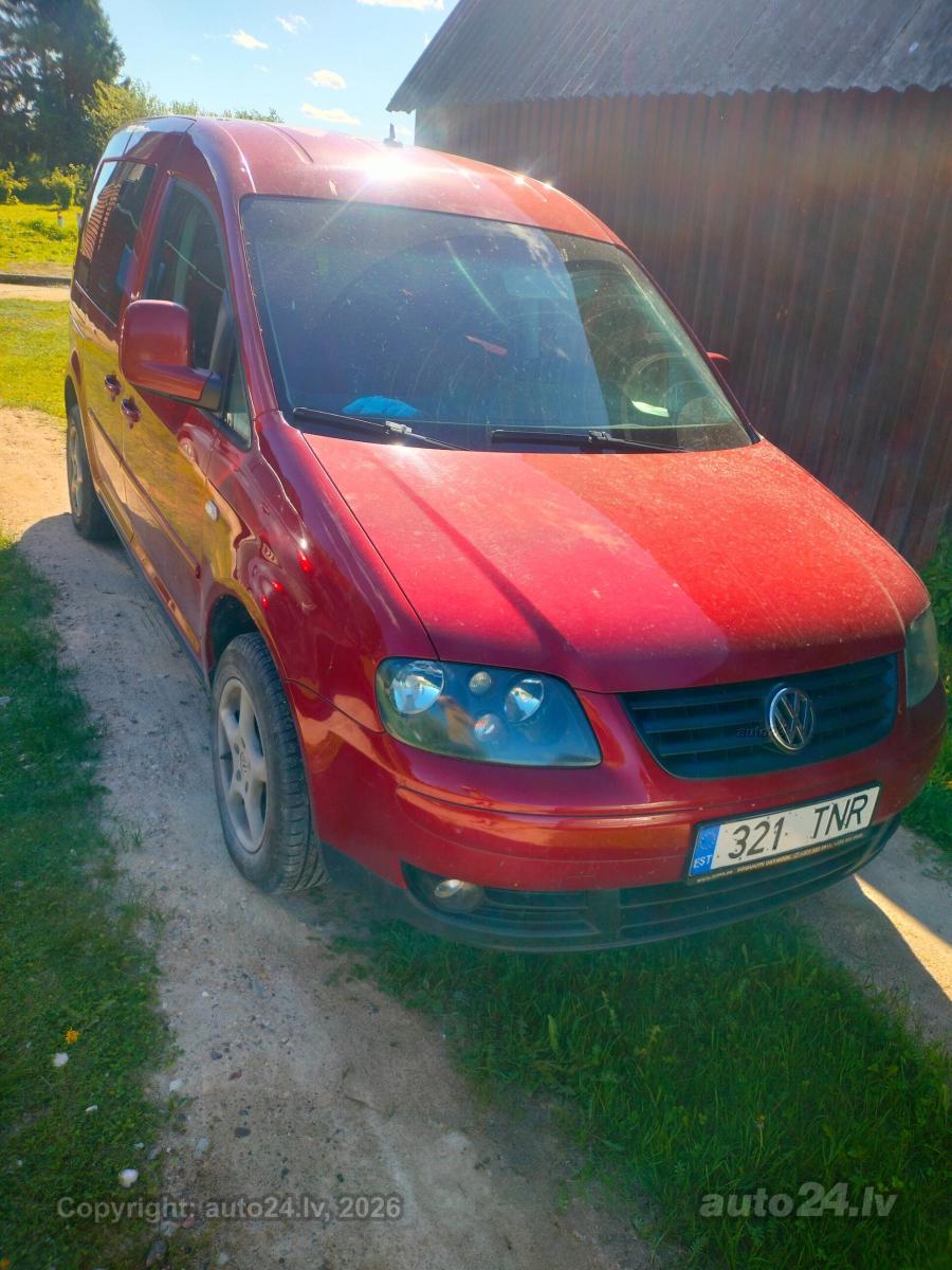 Sarkans Volkswagen Caddy 2006 Pērnava, ar dzinēja tilpumu 1.90 L un nobraukumu 364 tūkst. km par 3000 €, foto 1 vietnē AUTOMOTO.COM.LV