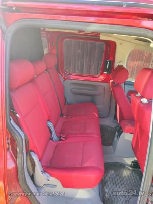 Sarkans Volkswagen Caddy 2006 Pērnava, ar dzinēja tilpumu 1.90 L un nobraukumu 364 tūkst. km par 3000 €, foto 4 vietnē AUTOMOTO.COM.LV