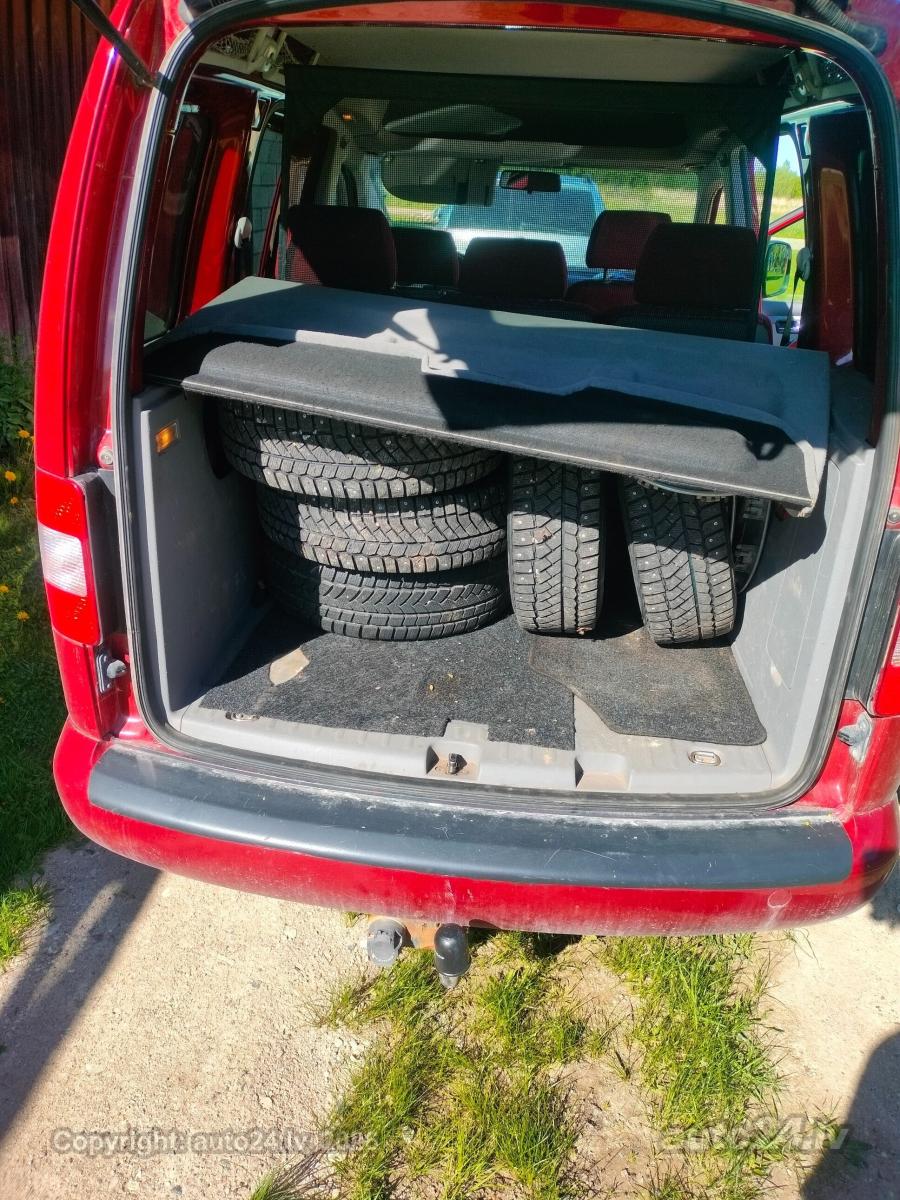Sarkans Volkswagen Caddy 2006 Pērnava, ar dzinēja tilpumu 1.90 L un nobraukumu 364 tūkst. km par 3000 €, foto 6 vietnē AUTOMOTO.COM.LV