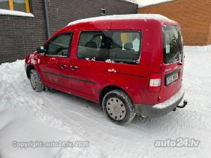 Sarkans Volkswagen Caddy 2007 Tallina, ar dzinēja tilpumu 1.40 L un nobraukumu 191 tūkst. km par 2999 €, foto 3 vietnē AUTOMOTO.COM.LV