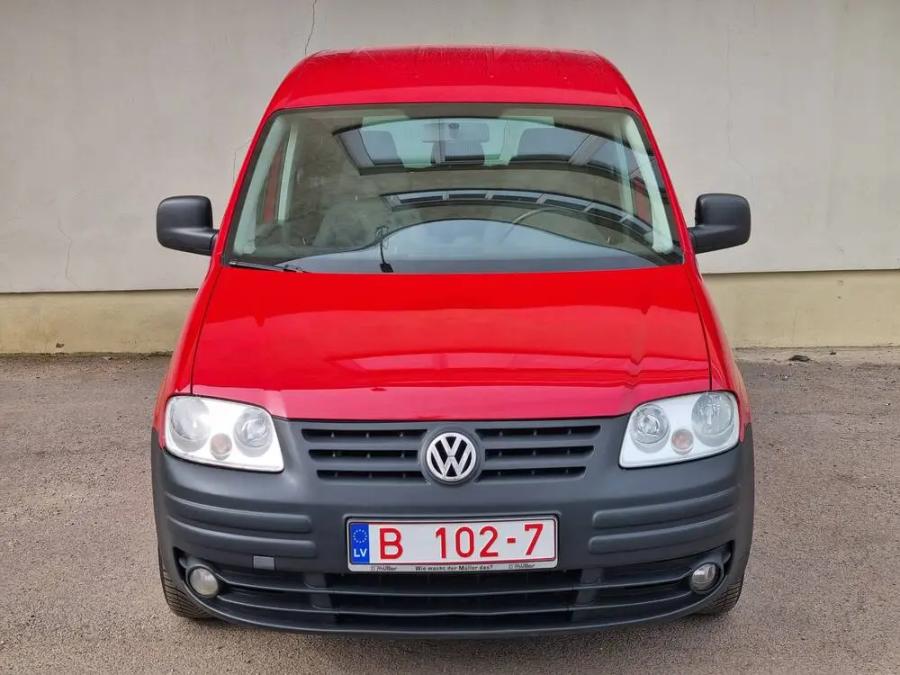 Sarkans Volkswagen Caddy 2007 Ogre, ar dzinēja tilpumu 1.90 L un nobraukumu 226 tūkst. km par 4750 €, foto 3 vietnē AUTOMOTO.COM.LV