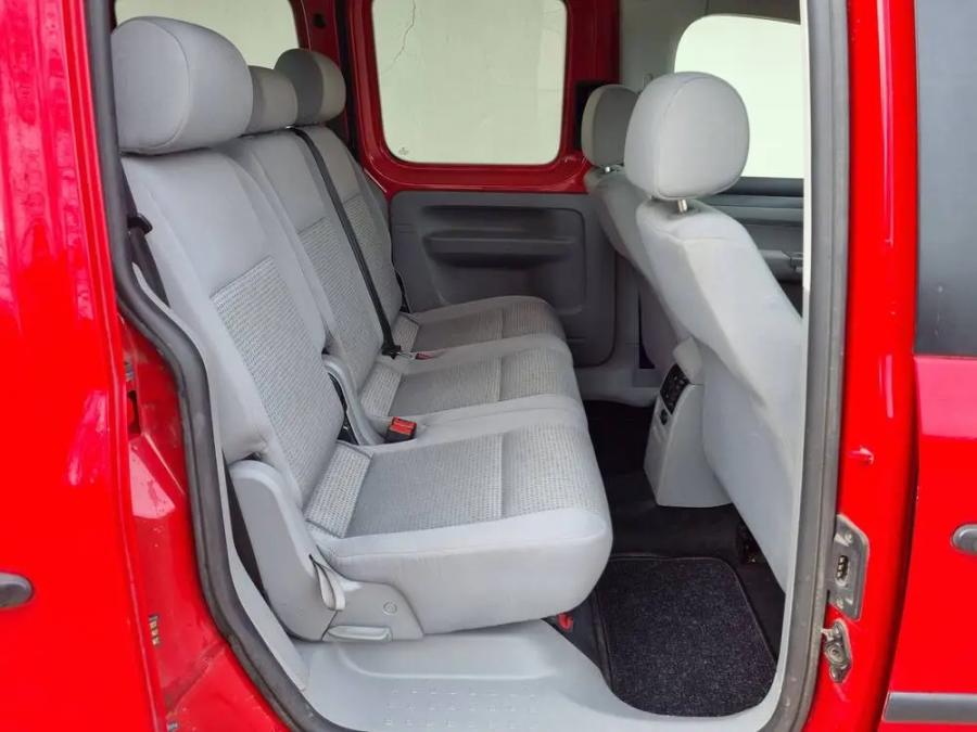 Sarkans Volkswagen Caddy 2007 Ogre, ar dzinēja tilpumu 1.90 L un nobraukumu 226 tūkst. km par 4750 €, foto 12 vietnē AUTOMOTO.COM.LV