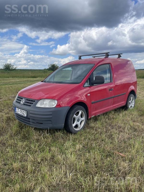 Sarkans Volkswagen Caddy 2007 Jelgava, ar dzinēja tilpumu 1.90 L un nobraukumu 459 tūkst. km par 900 €, foto 1 vietnē AUTOMOTO.COM.LV