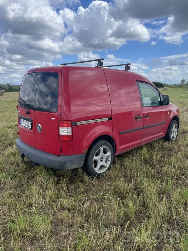 Sarkans Volkswagen Caddy 2007 Jelgava, ar dzinēja tilpumu 1.90 L un nobraukumu 459 tūkst. km par 900 €, foto 2 vietnē AUTOMOTO.COM.LV