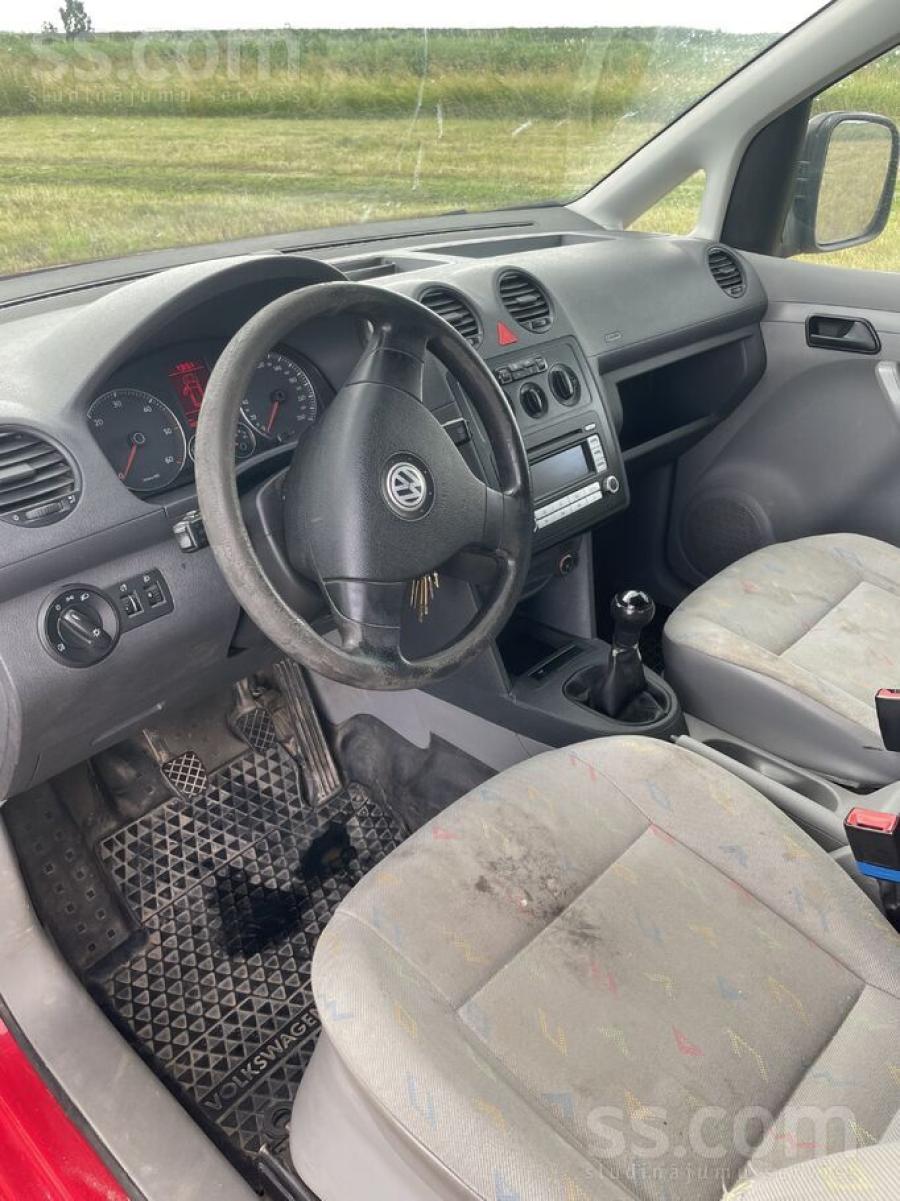 Sarkans Volkswagen Caddy 2007 Jelgava, ar dzinēja tilpumu 1.90 L un nobraukumu 459 tūkst. km par 900 €, foto 5 vietnē AUTOMOTO.COM.LV