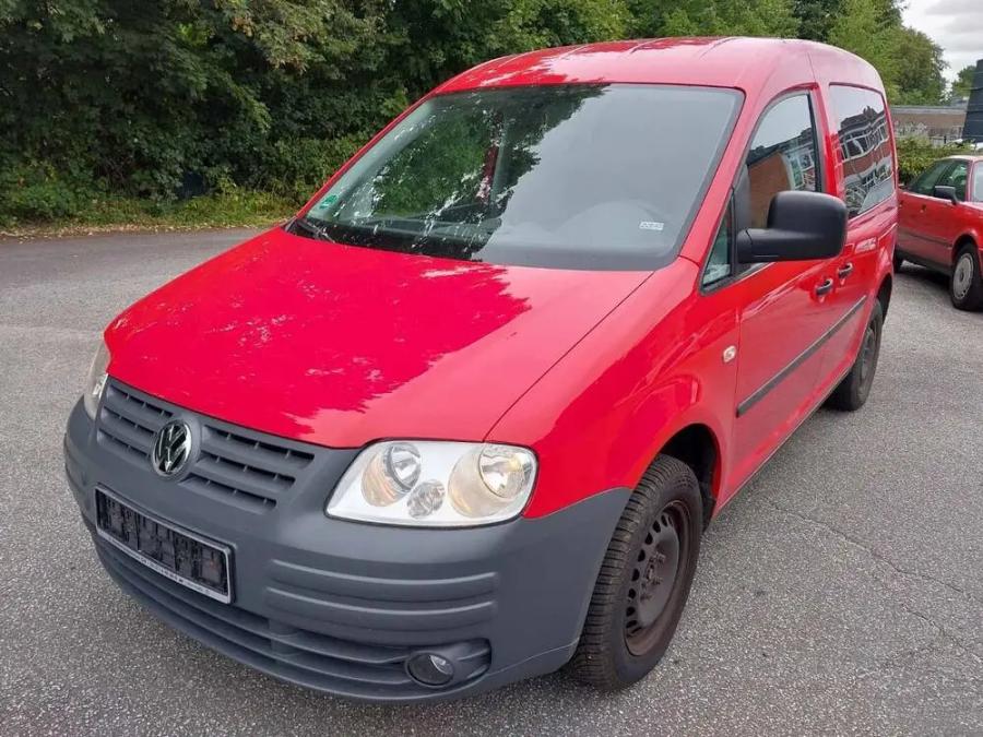 Red Volkswagen Caddy 2007 in Limbazi, with an engine capacity of 1.90 L and mileage of 0 thousand km for 4950 €, photo 1 on AUTOMOTO.COM.LV