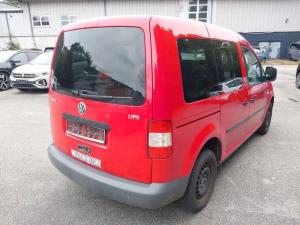 Red Volkswagen Caddy 2007 in Limbazi, with an engine capacity of 1.90 L and mileage of 0 thousand km for 4950 €, photo 5 on AUTOMOTO.COM.LV