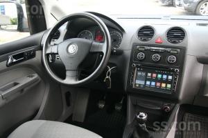 Red Volkswagen Caddy 2009 in Tukums, with an engine capacity of 2.00 L and mileage of 273 thousand km for 5650 €, photo 10 on AUTOMOTO.COM.LV
