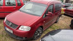 Sarkans Volkswagen Caddy 2010 Ogre, ar dzinēja tilpumu 1.90 L un nobraukumu 414 tūkst. km par 3600 €, foto 1 vietnē AUTOMOTO.COM.LV