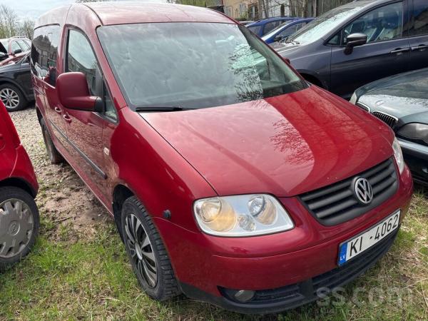 Sarkans Volkswagen Caddy 2010 Ogre, ar dzinēja tilpumu 1.90 L un nobraukumu 414 tūkst. km par 3600 €, foto 4 vietnē AUTOMOTO.COM.LV