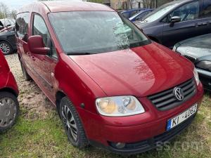 Sarkans Volkswagen Caddy 2010 Ogre, ar dzinēja tilpumu 1.90 L un nobraukumu 414 tūkst. km par 3600 €, foto 4 vietnē AUTOMOTO.COM.LV