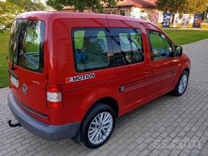 Red Volkswagen Caddy 2010 in Balvi, with an engine capacity of 1.90 L and mileage of 202 thousand km for 5950 €, photo 8 on AUTOMOTO.COM.LV