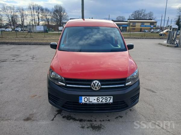 Red Volkswagen Caddy 2018 in Riga, with an engine capacity of 2.00 L and mileage of 232 thousand km for 6900 €, photo 7 on AUTOMOTO.COM.LV