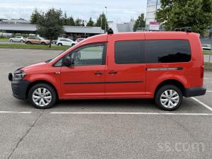 Sarkans Volkswagen Caddy 2018 Rīga, ar dzinēja tilpumu 2.00 L un nobraukumu 197 tūkst. km par 11900 €, foto 3 vietnē AUTOMOTO.COM.LV