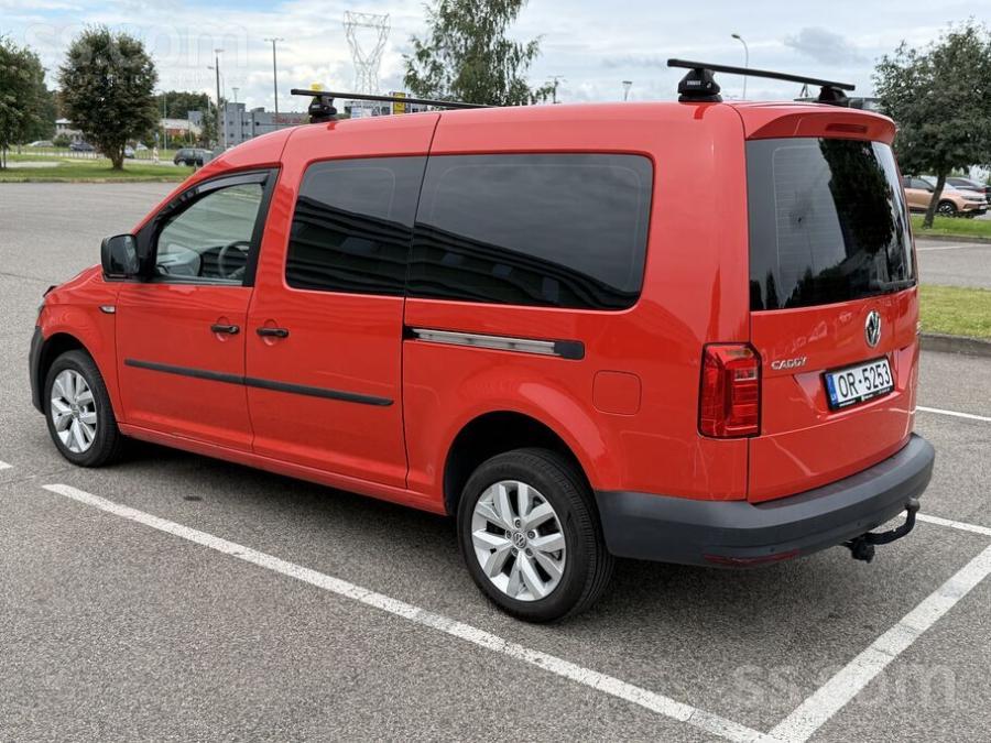 Sarkans Volkswagen Caddy 2018 Rīga, ar dzinēja tilpumu 2.00 L un nobraukumu 197 tūkst. km par 11900 €, foto 4 vietnē AUTOMOTO.COM.LV