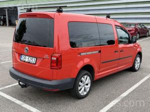 Sarkans Volkswagen Caddy 2018 Rīga, ar dzinēja tilpumu 2.00 L un nobraukumu 197 tūkst. km par 11900 €, foto 6 vietnē AUTOMOTO.COM.LV