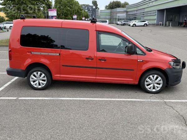 Sarkans Volkswagen Caddy 2018 Rīga, ar dzinēja tilpumu 2.00 L un nobraukumu 197 tūkst. km par 11900 €, foto 7 vietnē AUTOMOTO.COM.LV