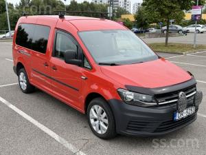 Sarkans Volkswagen Caddy 2018 Rīga, ar dzinēja tilpumu 2.00 L un nobraukumu 197 tūkst. km par 11900 €, foto 8 vietnē AUTOMOTO.COM.LV
