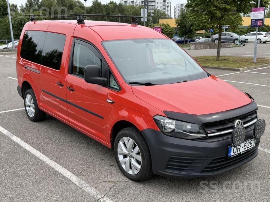 Sarkans Volkswagen Caddy 2018 Rīga, ar dzinēja tilpumu 2.00 L un nobraukumu 197 tūkst. km par 11900 €, foto 8 vietnē AUTOMOTO.COM.LV