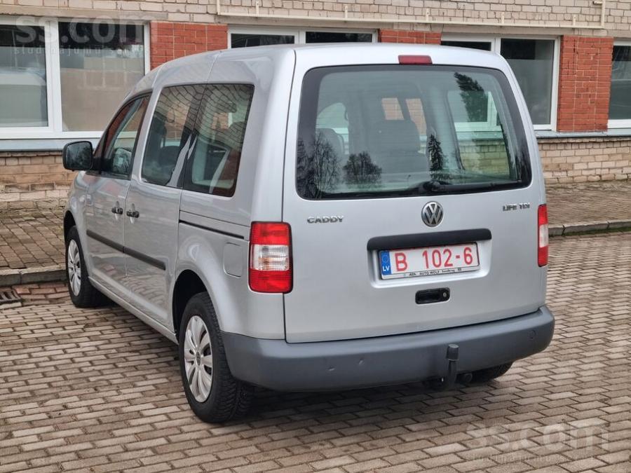Volkswagen Caddy 2005 Ogre, ar dzinēja tilpumu 1.90 L un nobraukumu 299 tūkst. km par 4350 €, foto 7 vietnē AUTOMOTO.COM.LV