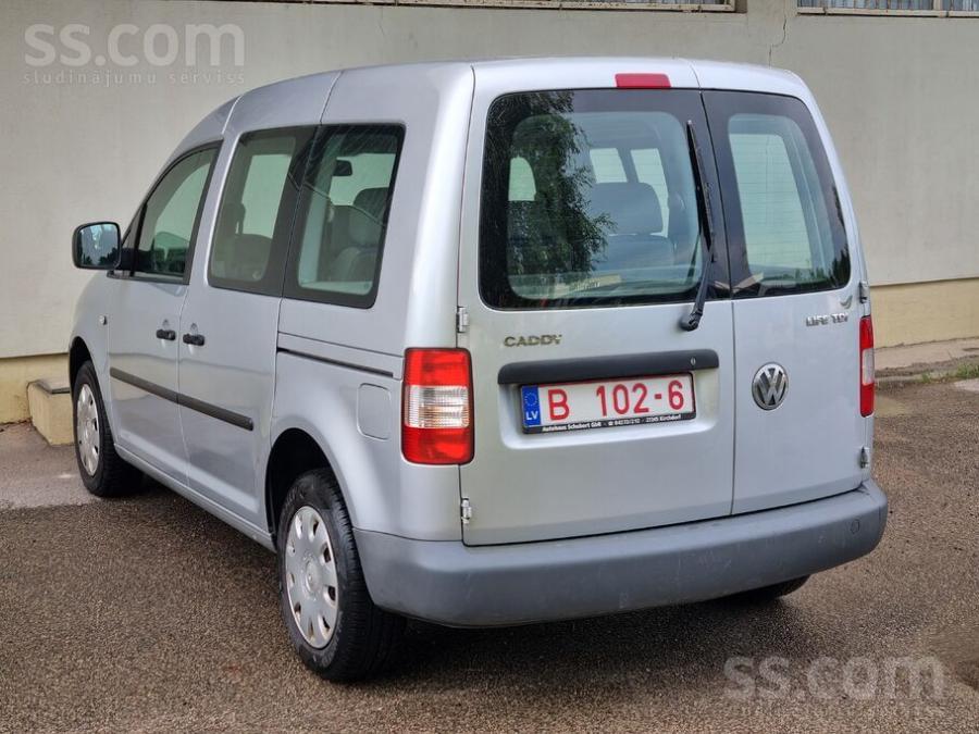Volkswagen Caddy 2006 in Ogre, with an engine capacity of 1.90 L and mileage of 235 thousand km for 4550 €, photo 6 on AUTOMOTO.COM.LV