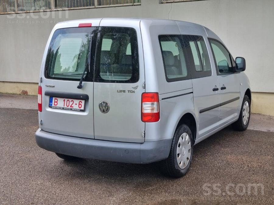 Volkswagen Caddy 2006 in Ogre, with an engine capacity of 1.90 L and mileage of 235 thousand km for 4550 €, photo 8 on AUTOMOTO.COM.LV