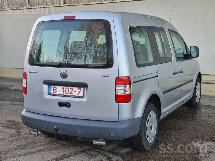 Volkswagen Caddy 2008 Ogre, ar dzinēja tilpumu 1.90 L un nobraukumu 259 tūkst. km par 4650 €, foto 9 vietnē AUTOMOTO.COM.LV