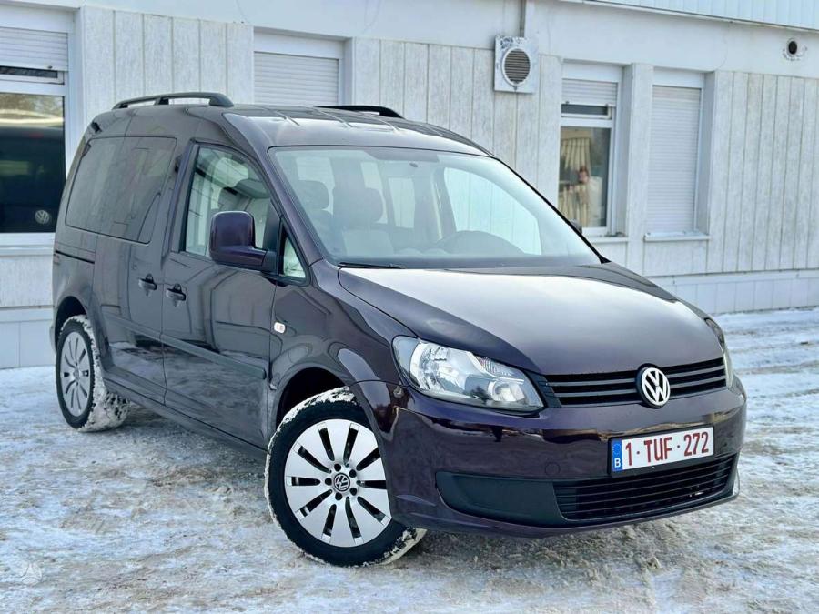 Violets Volkswagen Caddy 2013 Ukmergė, ar dzinēja tilpumu 1.60 L un nobraukumu 232 tūkst. km par 6300 €, foto 1 vietnē AUTOMOTO.COM.LV