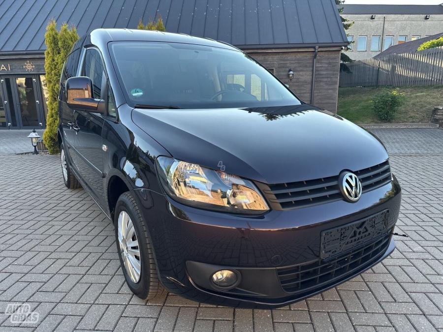 Violet Volkswagen Caddy 2014 in Kedainiai, with an engine capacity of 1.60 L and mileage of 213 thousand km for 6999 €, photo 9 on AUTOMOTO.COM.LV