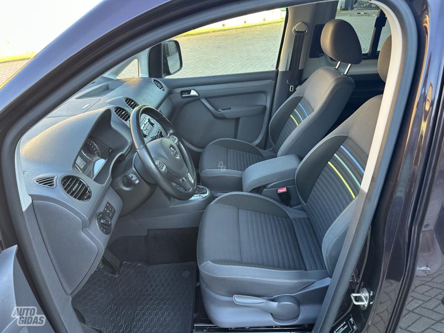 Violet Volkswagen Caddy 2014 in Kedainiai, with an engine capacity of 1.60 L and mileage of 213 thousand km for 6999 €, photo 19 on AUTOMOTO.COM.LV