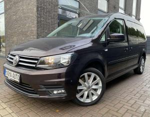 Violet Volkswagen Caddy 2017 in Marijampole, with an engine capacity of 1.97 L and mileage of 194 thousand km for 15650 €, photo 10 on AUTOMOTO.COM.LV