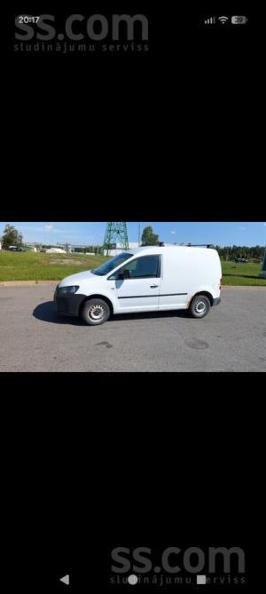 White Volkswagen Caddy 2014 in Riga, with an engine capacity of 1.60 L and mileage of 328 thousand km for 3000 €, photo  on AUTOMOTO.COM.LV