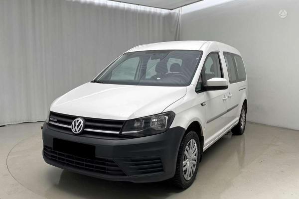 White Volkswagen Caddy 2017 in Vilnius, with an engine capacity of 1.40 L and mileage of 158 thousand km for 12088 €, photo 1 on AUTOMOTO.COM.LV