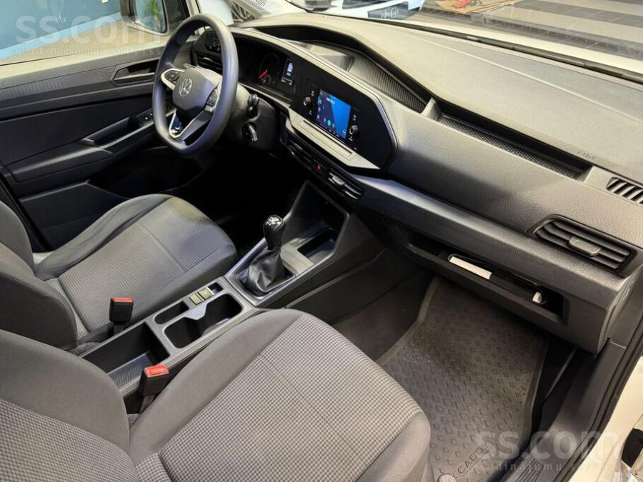 White Volkswagen Caddy 2021 in Riga, with an engine capacity of 2.00 L and mileage of 204 thousand km for 11490 €, photo 18 on AUTOMOTO.COM.LV