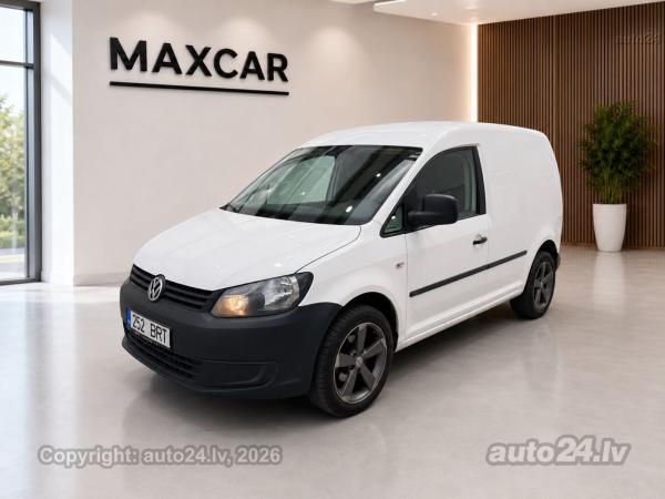 White Volkswagen Caddy 2011 in Tallinn, with an engine capacity of 1.60 L and mileage of 282 thousand km for 2399 €, photo 1 on AUTOMOTO.COM.LV