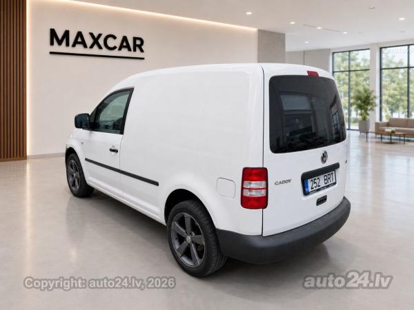 White Volkswagen Caddy 2011 in Tallinn, with an engine capacity of 1.60 L and mileage of 282 thousand km for 2399 €, photo 3 on AUTOMOTO.COM.LV